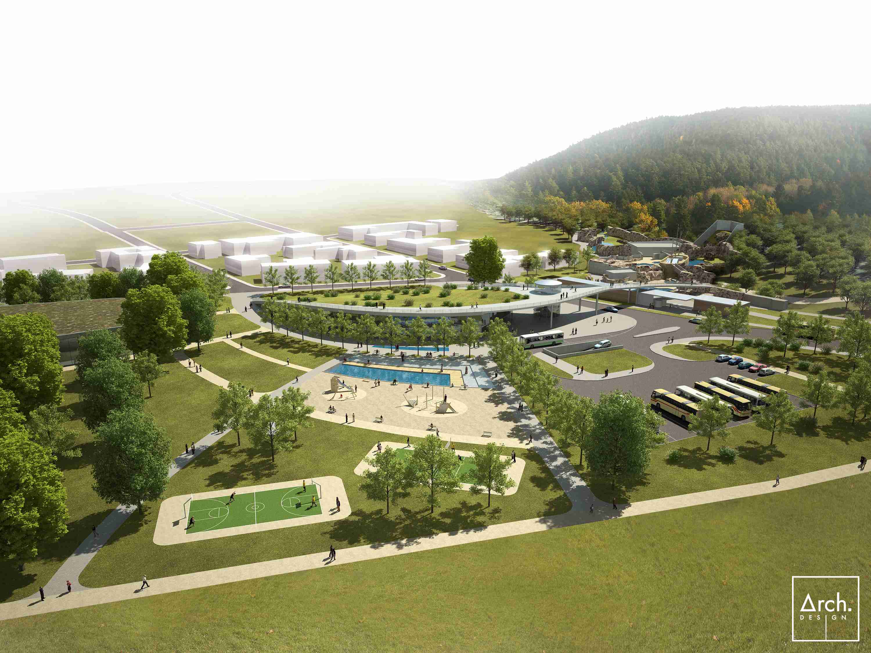 ZOO Brno - nový vstupní areál, Arch.Design