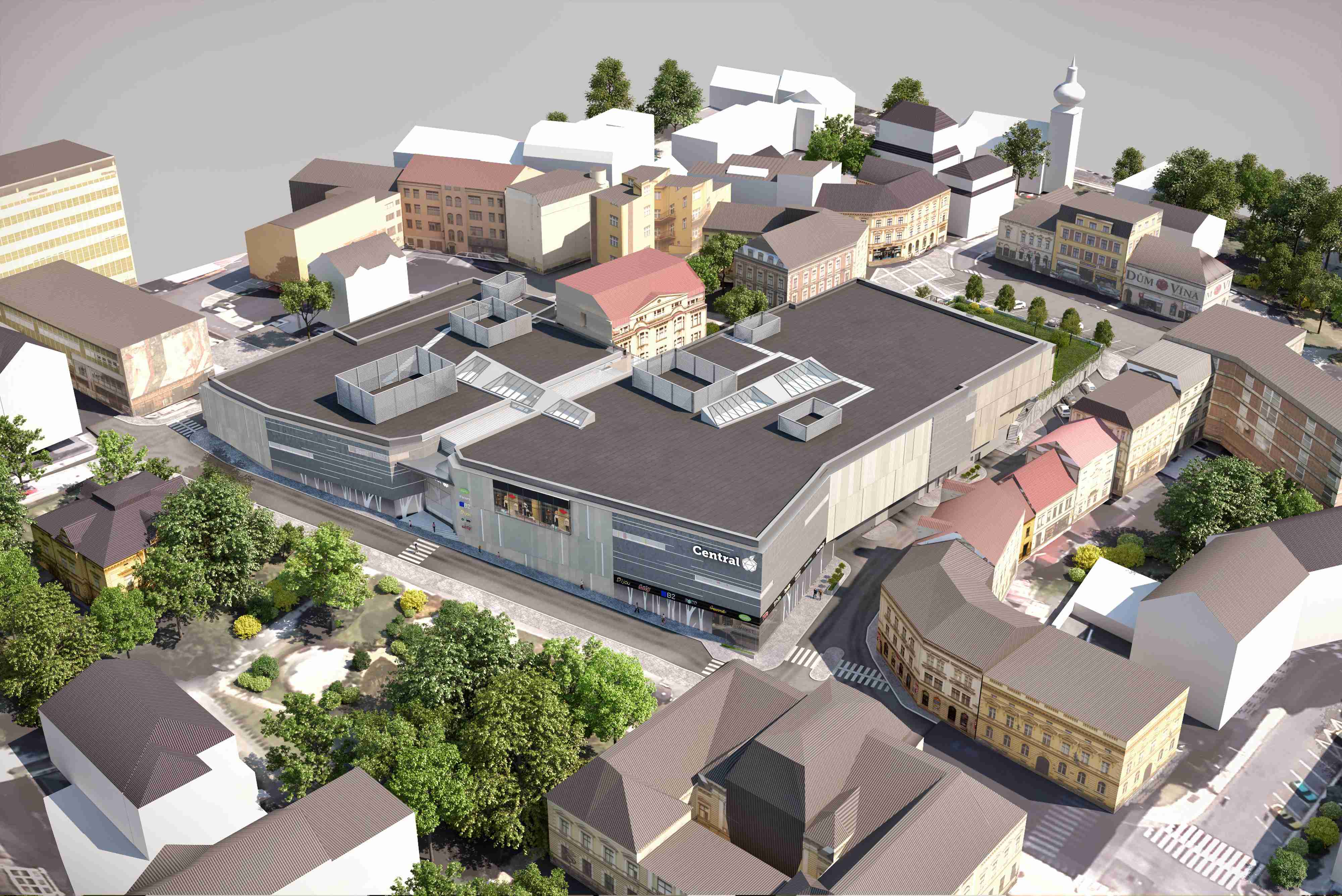 Obchodní centrum CENTRAL Jablonec – Arch.Design